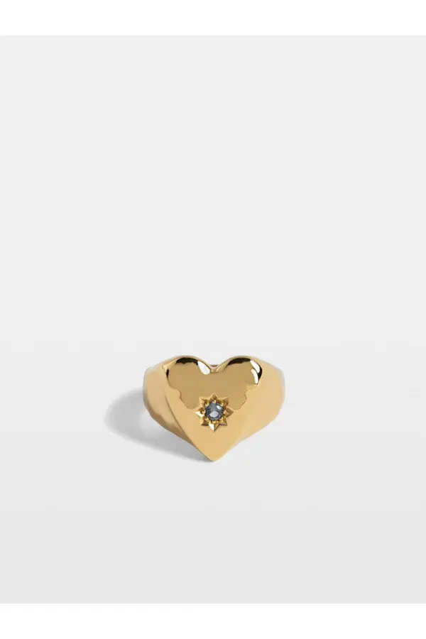 Zadig&Voltaire Heartbreaker Strass Ring - Gold