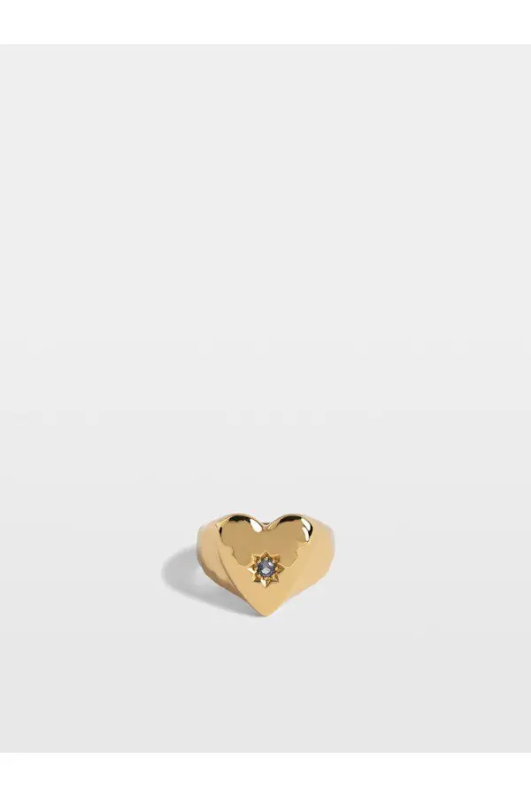 Zadig&Voltaire Heartbreaker Strass Ring - Gold