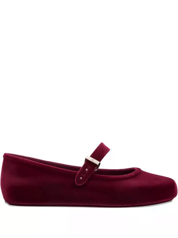 Melissa Velvet Ballerinas - Red