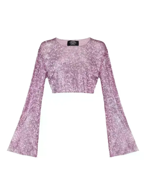 SANTA BRANDS Crystal-embellished Top