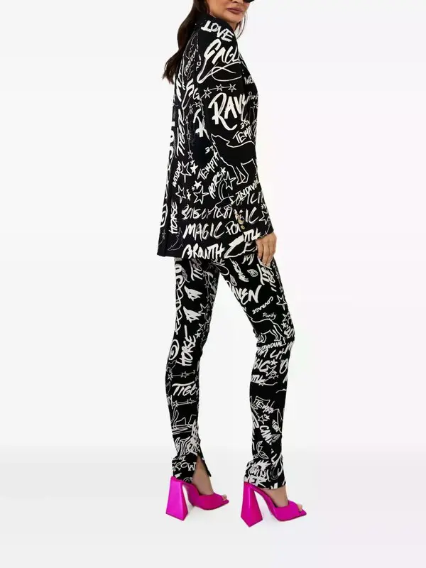Camilla Spirit Scribble High-waisted Trousers