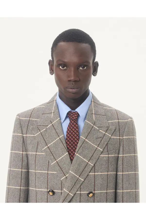 Valentino Garavani Jacquard Cotton Tie With Vlogo - Black