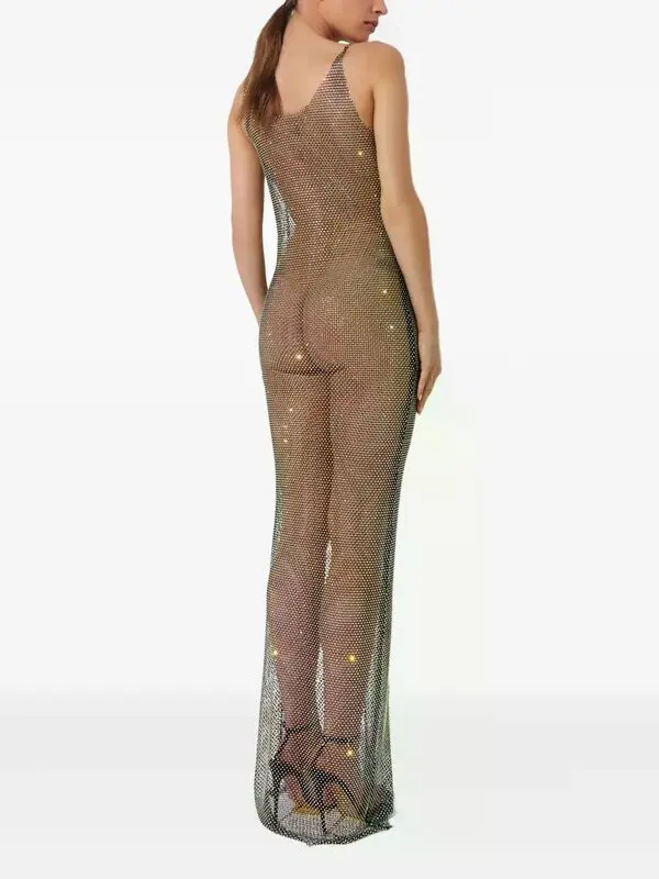 SANTA BRANDS Crystal-embellished Maxi Dress - Black