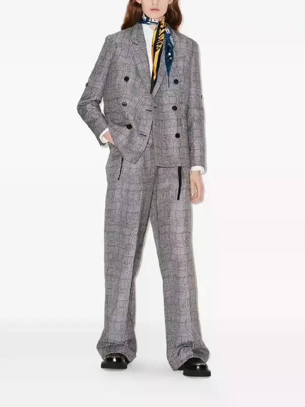 Kenzo Check Tailored Trousers