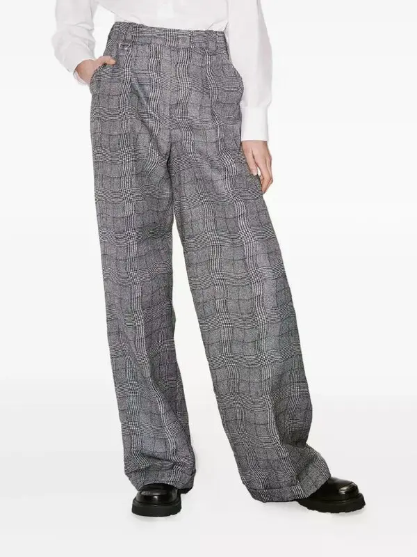 Kenzo Check Tailored Trousers