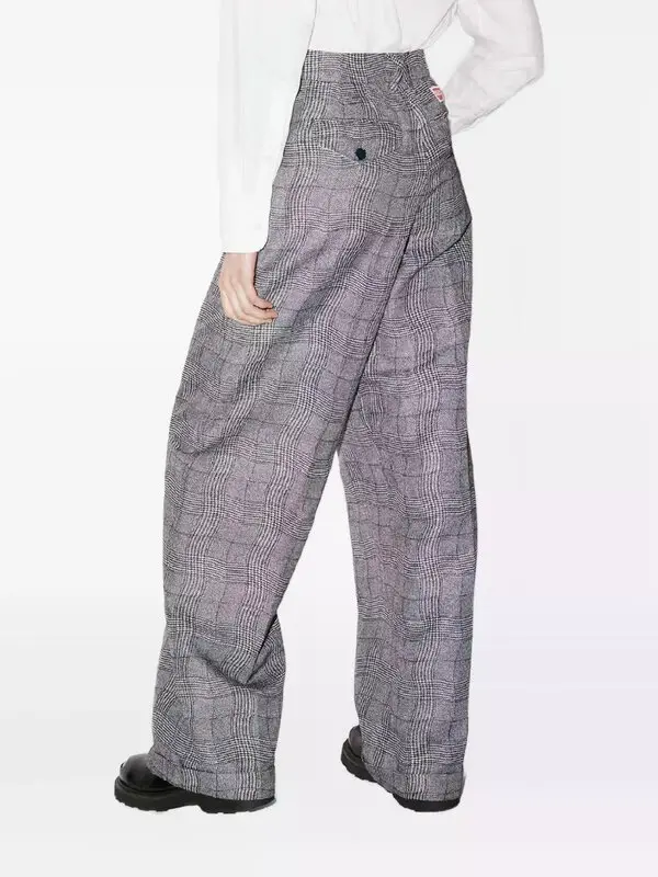 Kenzo Check Tailored Trousers
