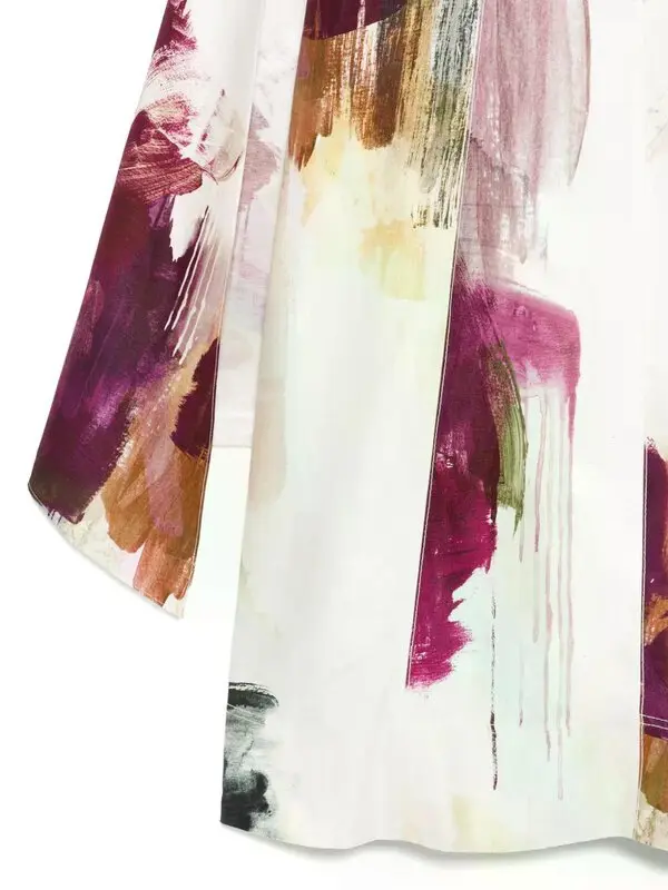 Aje Bisou Ruffled Midi Dress
