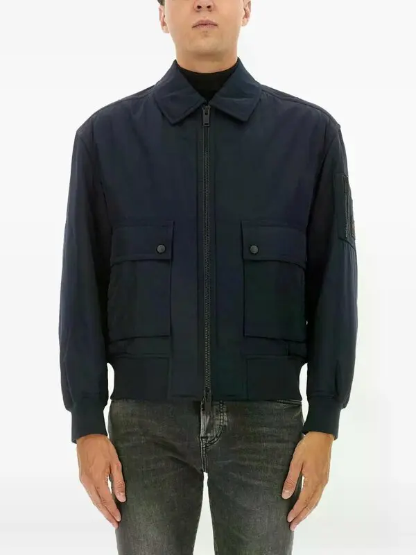 BOSS Collared Pocket Jacket - Blue