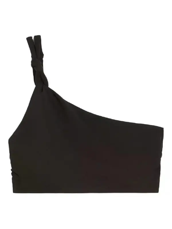 Max Mara One-shoulder Bikini Top - Black