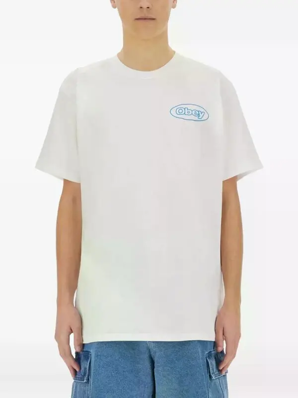 Obey Logo-print T-shirt - White