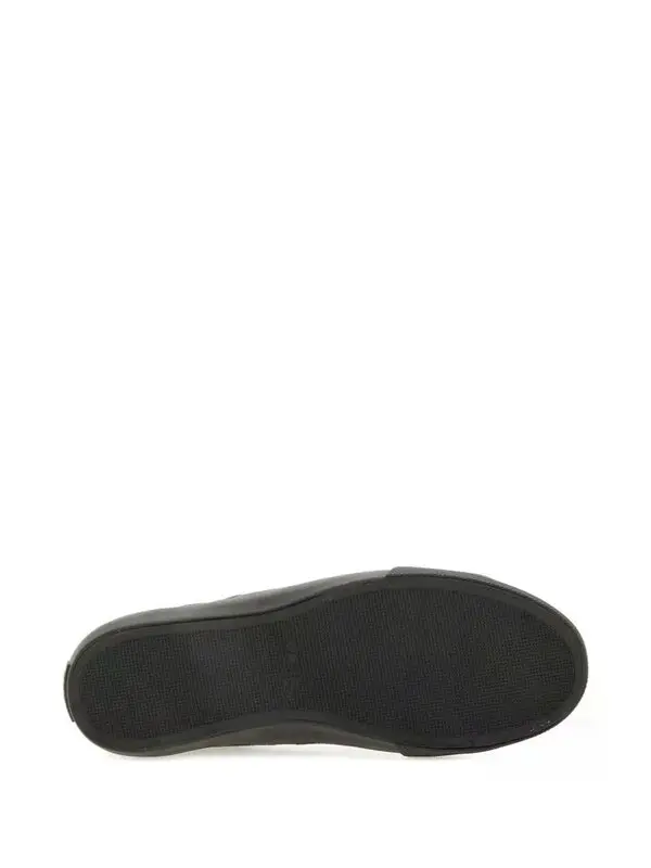 BOSS Panelled Lace-up Sneakers - Black