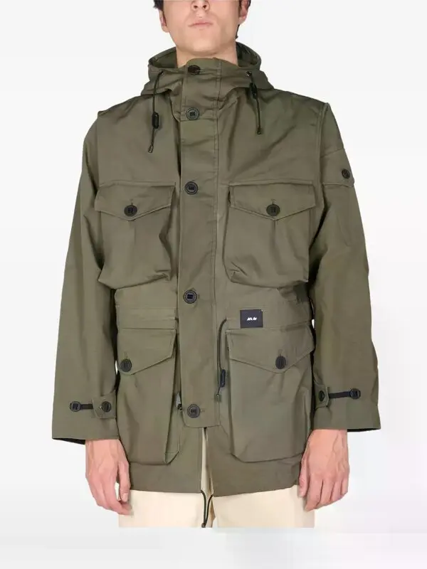 ARKAIR Buttoned Hooded Shirt