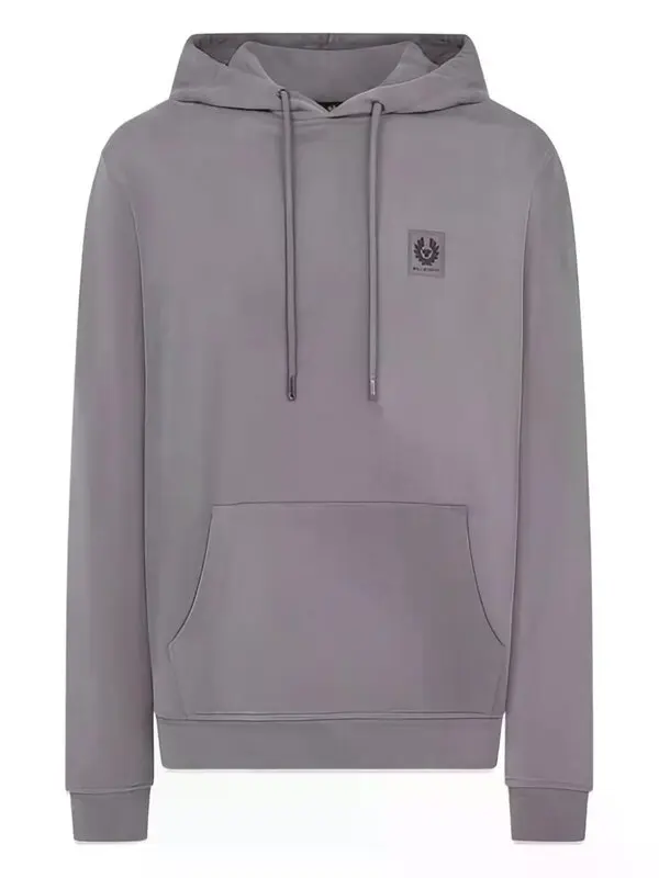 Belstaff Logo-patch Hoodie - Grey