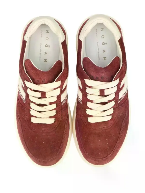 Hogan Side-stripe Lace-up Sneakers