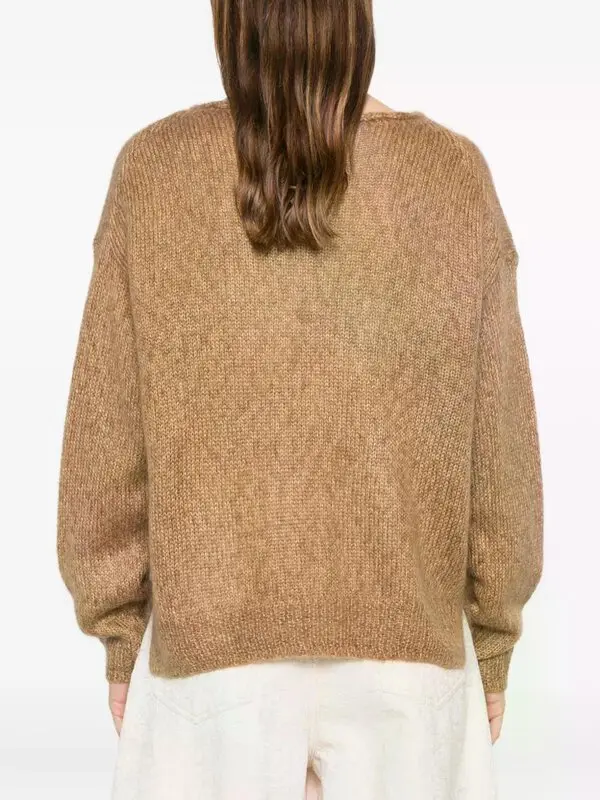 C.T.PLAGE Boat-neck Long-sleeve Sweater