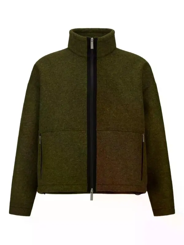 Herno High-neck Zip-front Jacket - Green