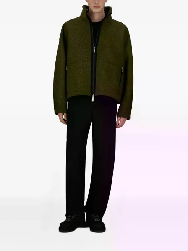 Herno High-neck Zip-front Jacket - Green