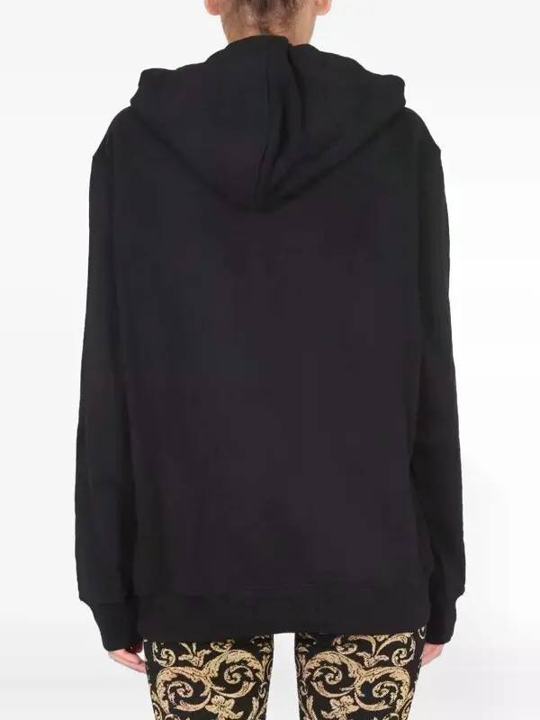 Moschino Lettering-embroidered Hoodie