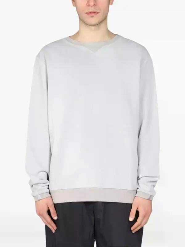 MONOBI Crew-neck Panelled Sweatshirt
