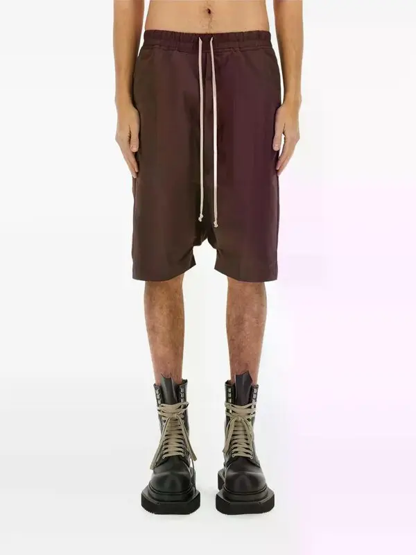Rick Owens Pods Drawstring Pocket Shorts