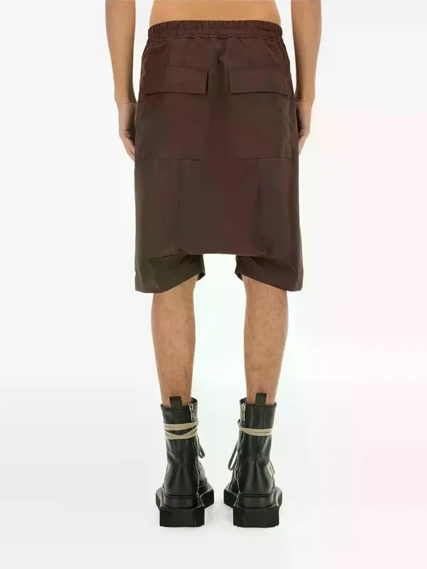 Rick Owens Pods Drawstring Pocket Shorts