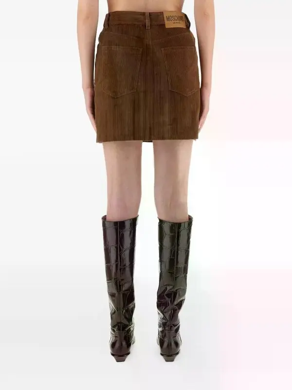Moschino Corduroy Mini Skirt