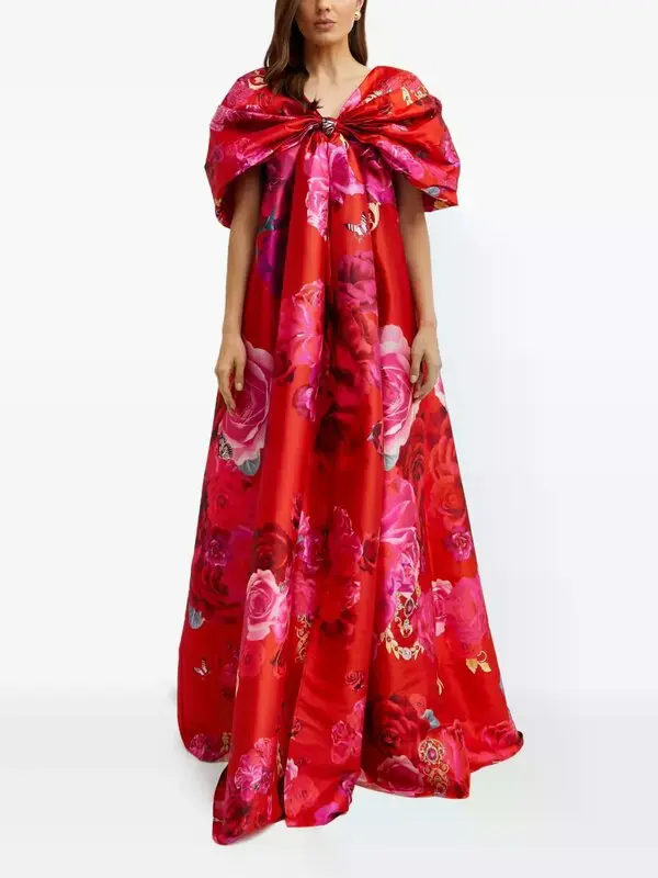 Camilla Floral-pattern Maxi Dress