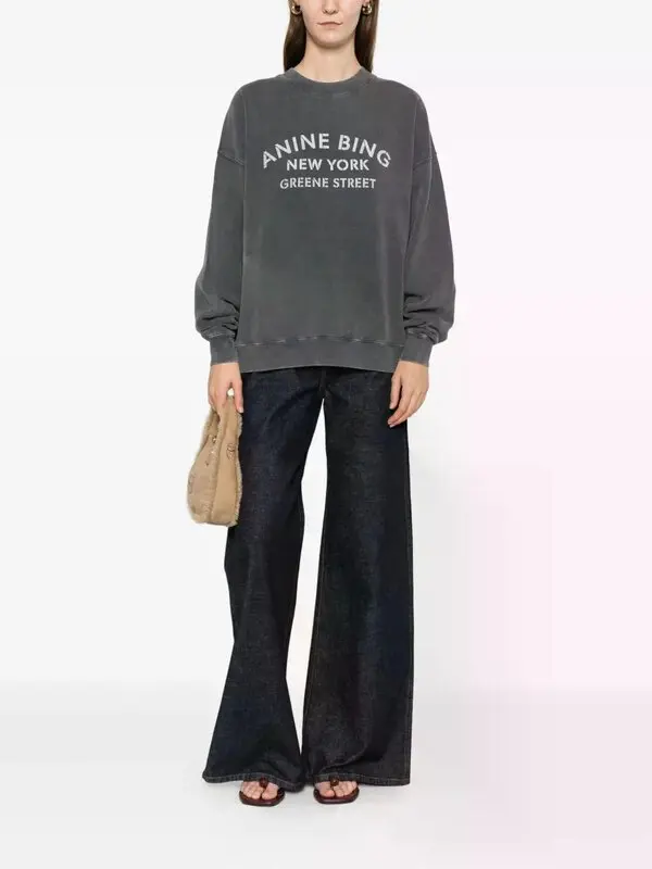 ANINE BING Logo-print Sweater
