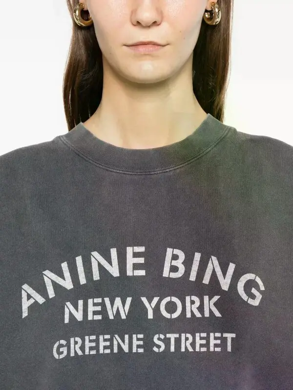 ANINE BING Logo-print Sweater