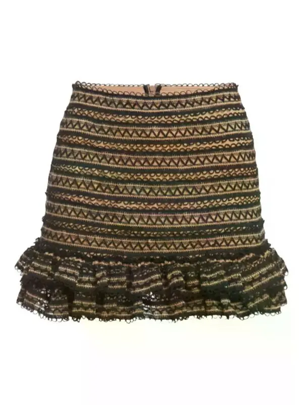PatBO Ruffled Mini Skirt