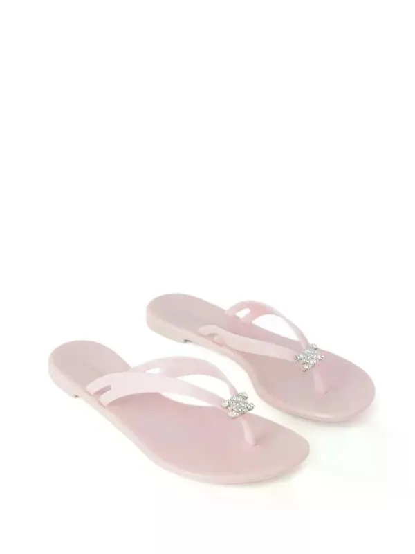 Casadei Embellished Flip-flops