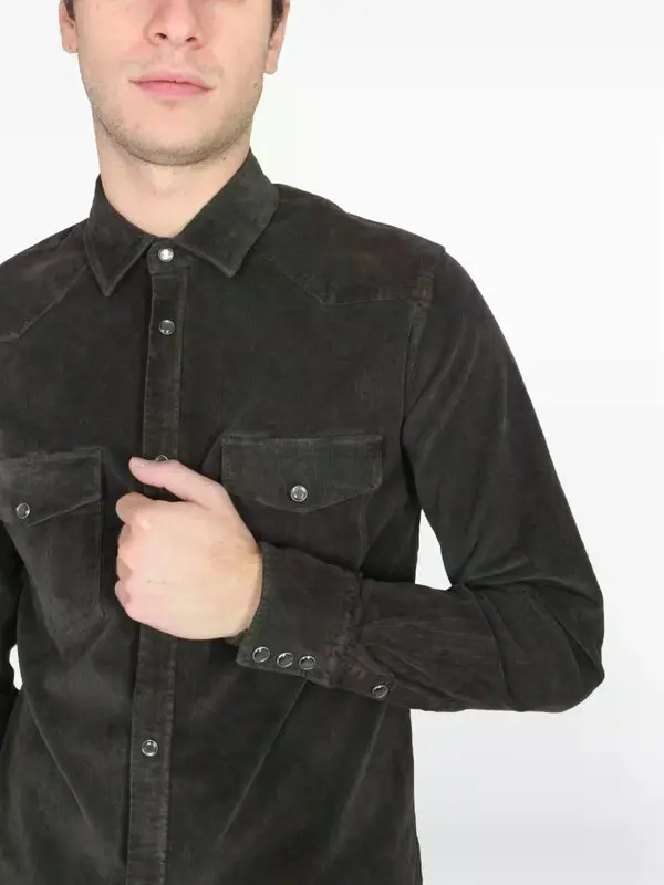 PT TORINO Pocket Corduroy Shirt