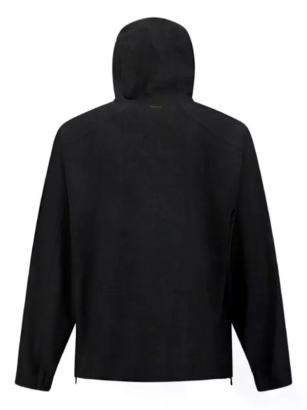 Herno Hooded Zip-up Jacket - Black