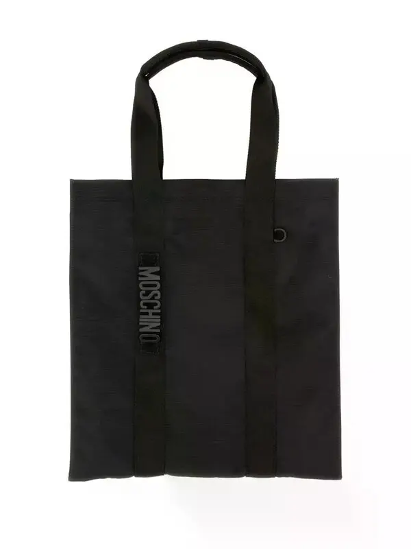 Moschino Logo-print Tote - Black