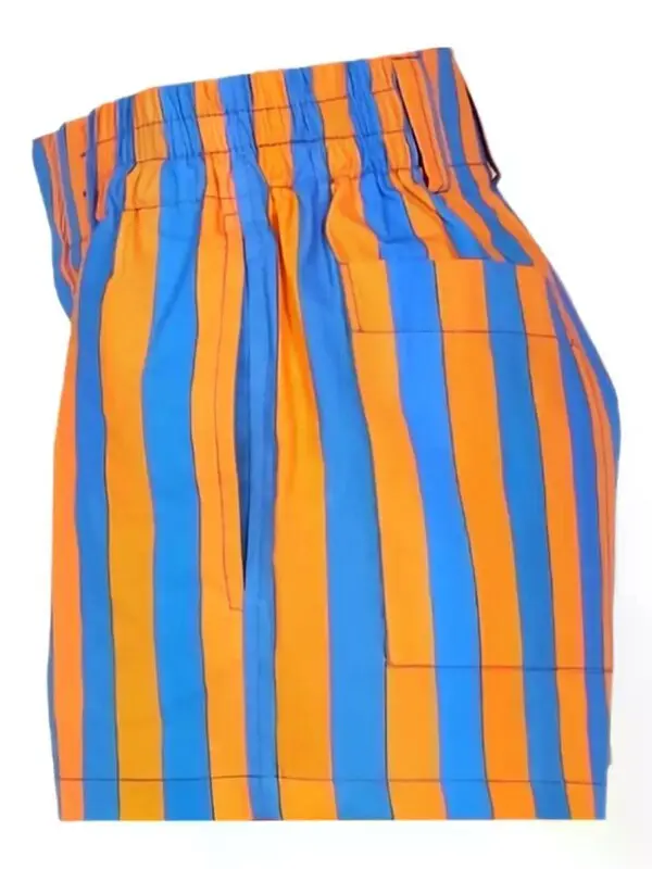 Sunnei Striped Shorts - Orange