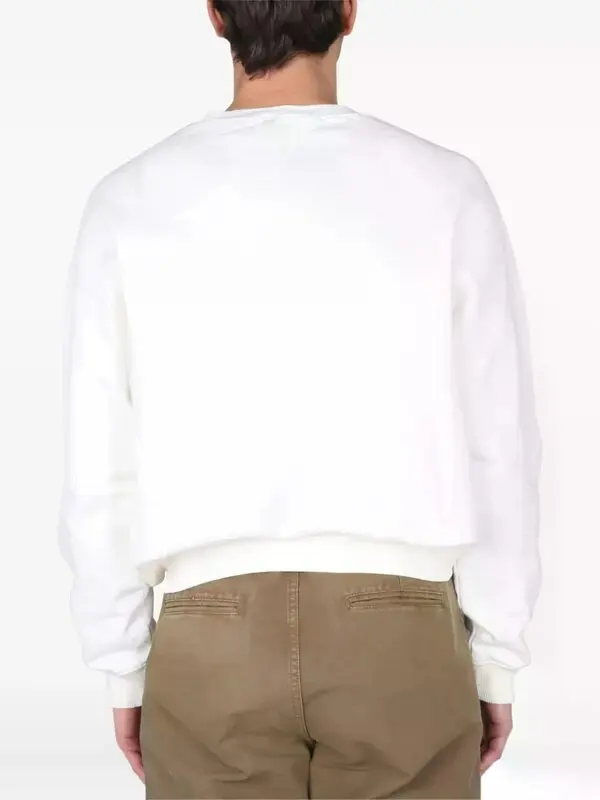 EAST HARBOUR SURPLUS Beatles 35 Crew-neck Sweatshirt - White