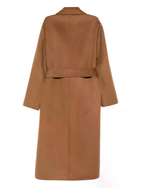 Aspesi Belted Wool Coat - Brown