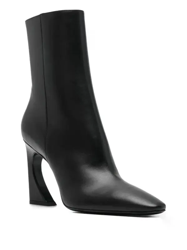 Fendi Arco Point-toe Ankle Boots