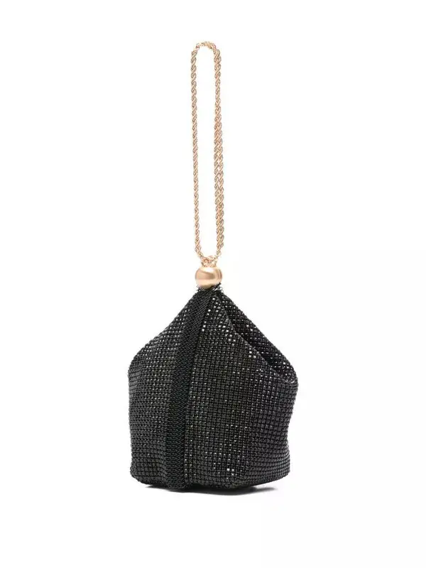Cult Gaia Rue Beaded Chain Mini Bag - Black