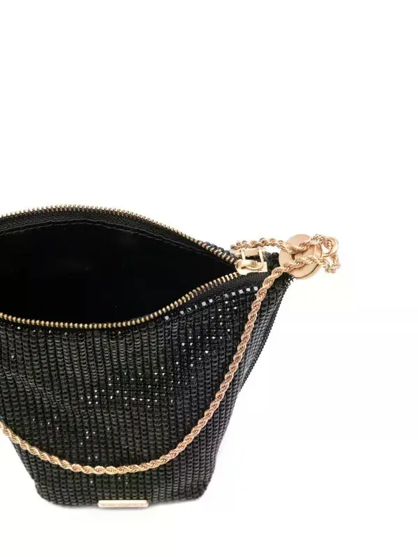 Cult Gaia Rue Beaded Chain Mini Bag - Black