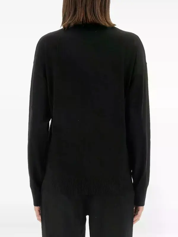 Moschino Logo Knitwear - Black