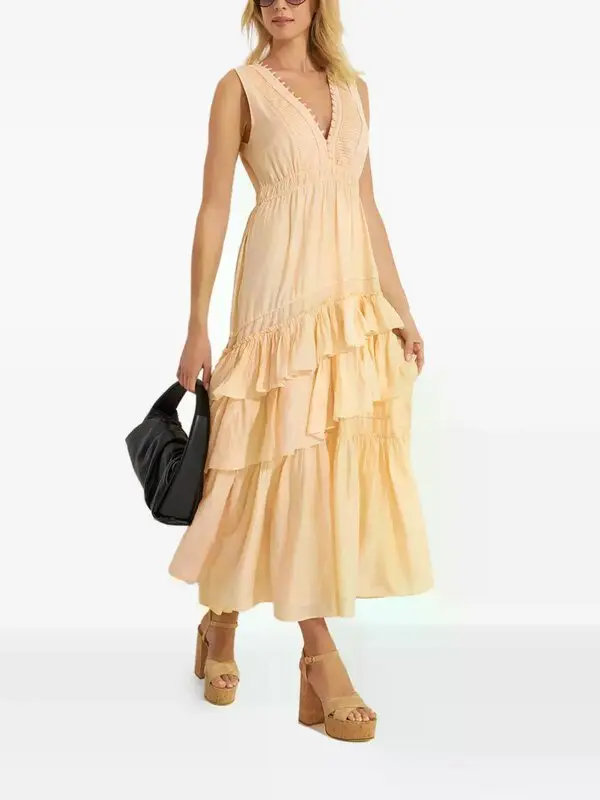 LoveShackFancy Jordie Ruffled Maxi Dress