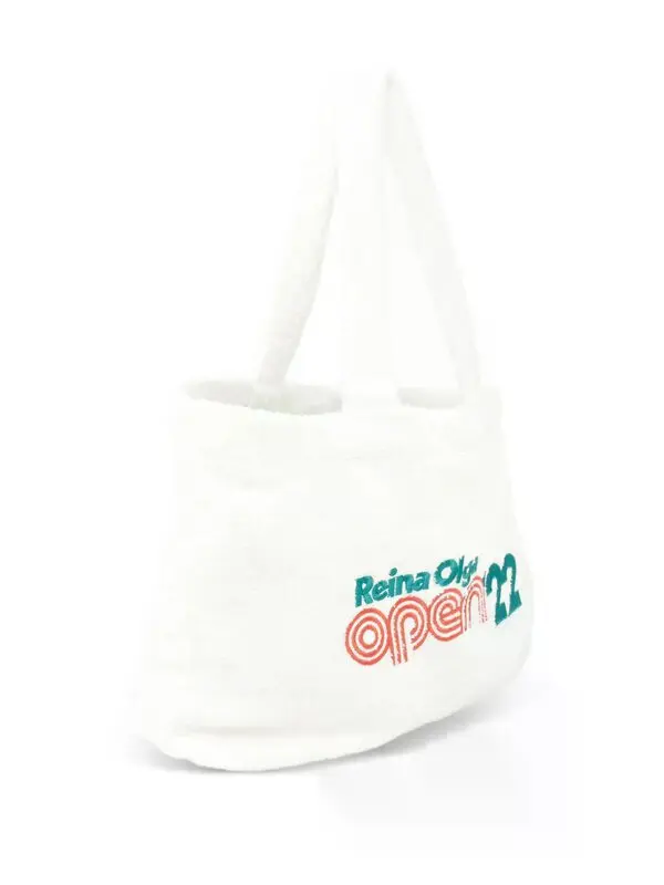 REINA OLGA Logo-embroidered Beach Bag
