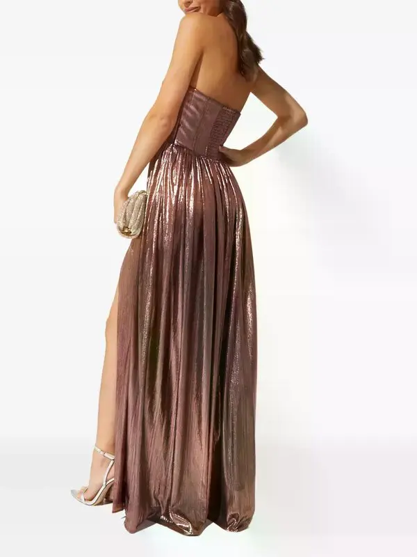 Retrofete Jaden Belted Maxi Dress