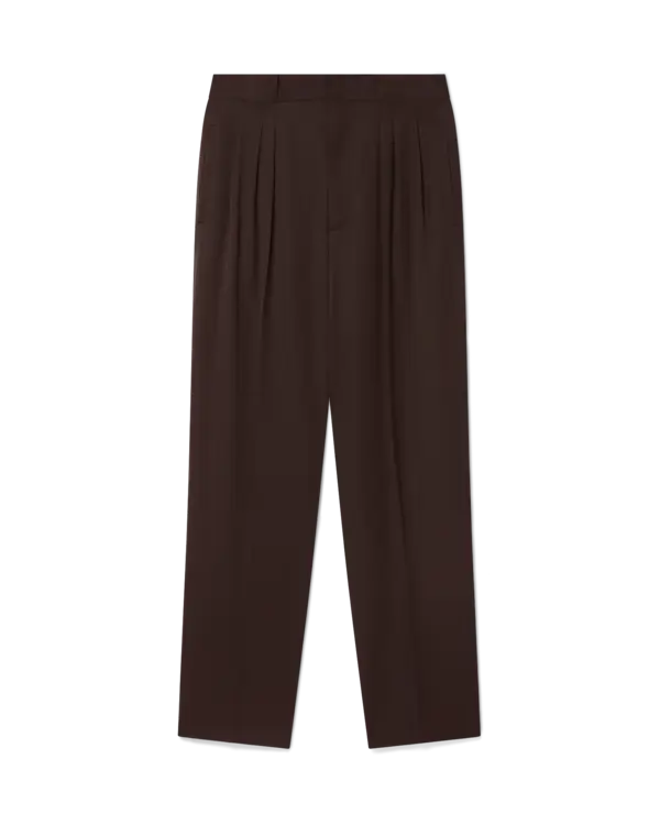 Casablanca Wool Pleated Tailored Trousers - Multicolor