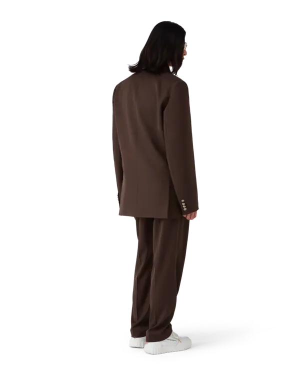 Casablanca Wool Pleated Tailored Trousers - Multicolor
