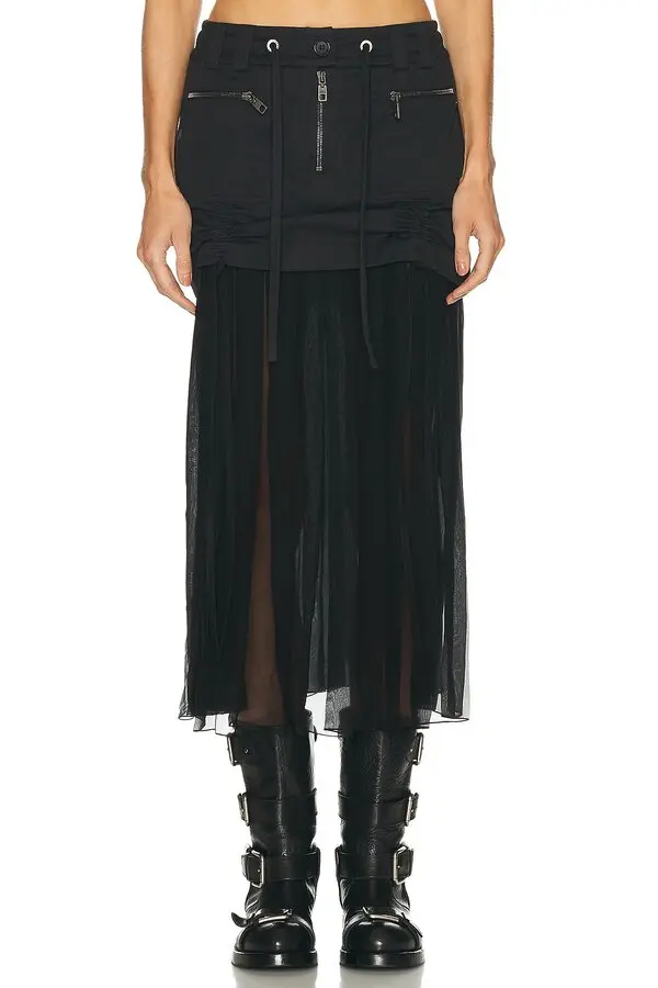 Dolce & Gabbana Midi Skirt - Black