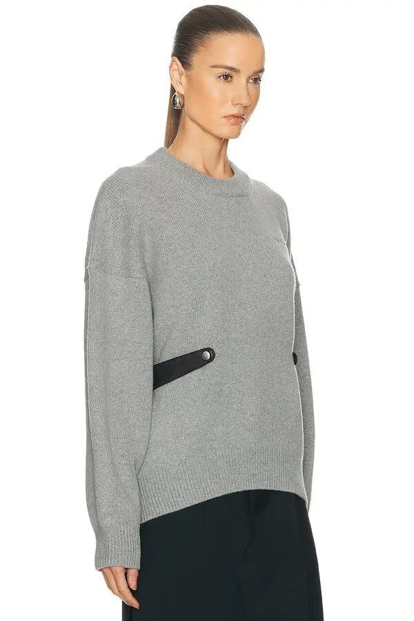 Alexander Wang Crewneck Sweater - Heather Grey