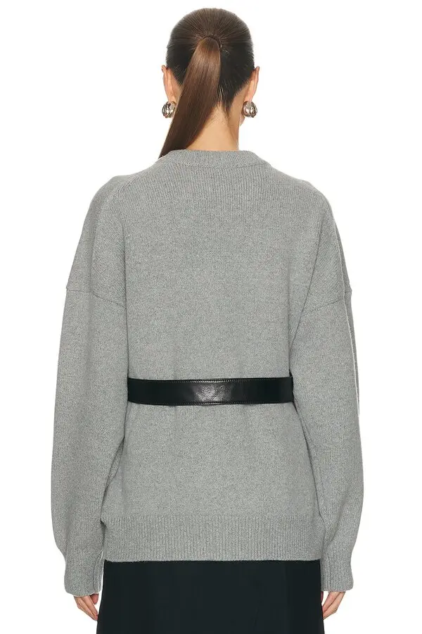 Alexander Wang Crewneck Sweater - Heather Grey