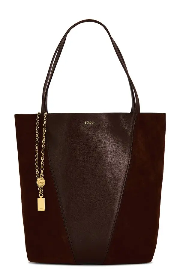 Chloé Spin Tote Bag - Crafty Brown